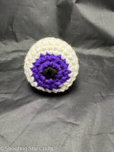 Crochet Eyeball Ornament - Shooting Star Crafts