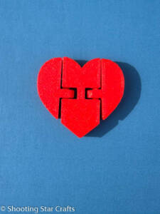 3D Printed Hearts for Valentines - Shooting Star Crafts
